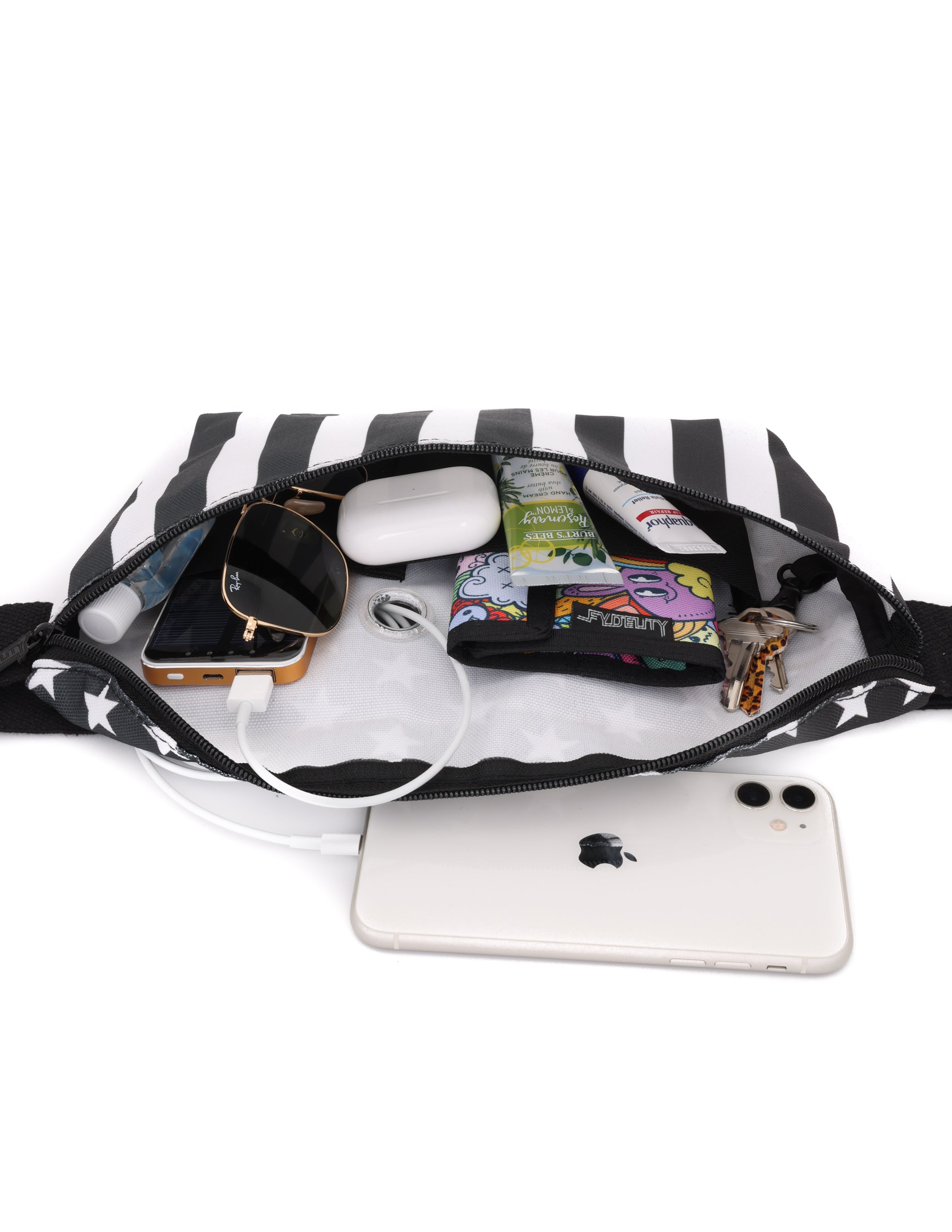 Fanny Pack | XL Plus-Size |Black Flag – Fydelity