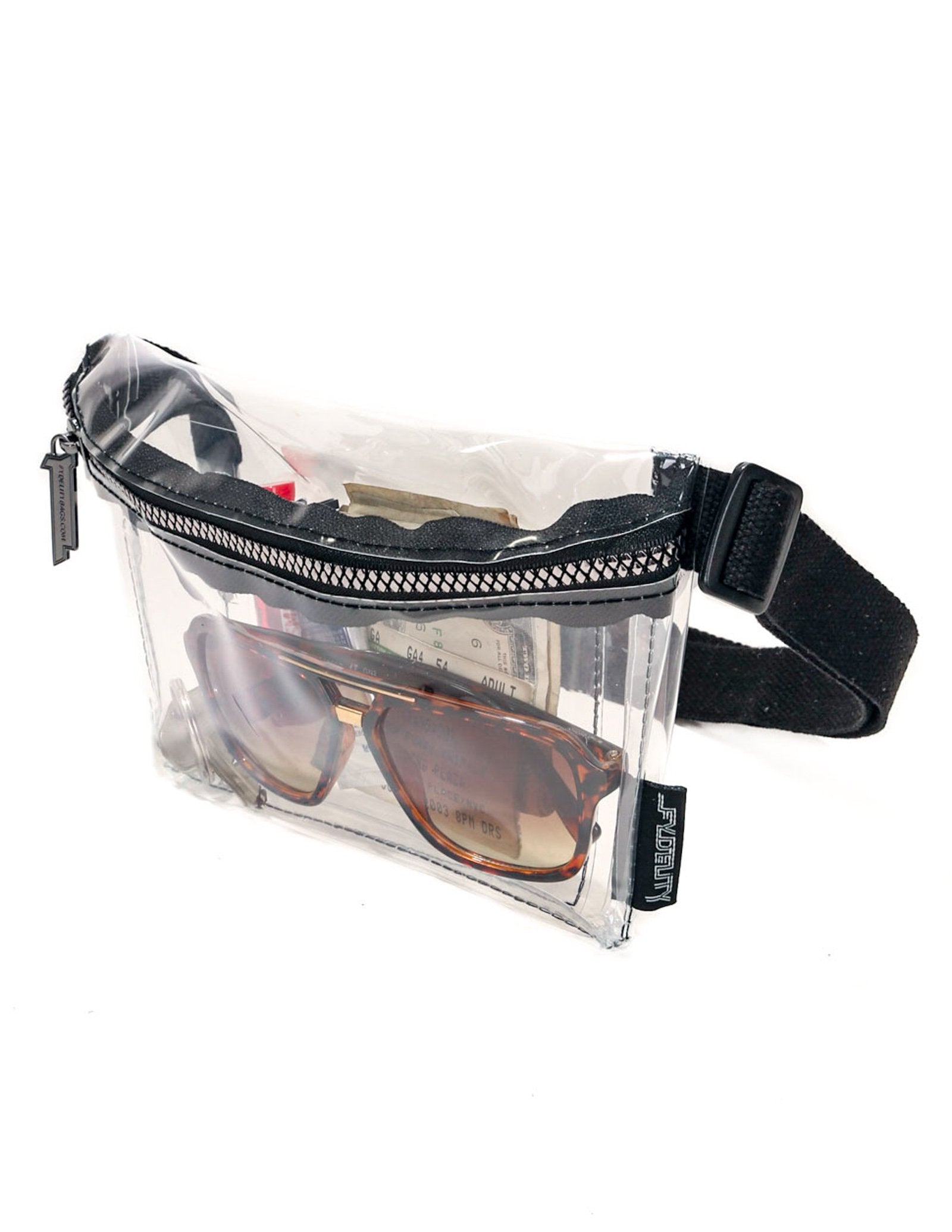 Fanny Pack | Slim |TRANSPARENT CRYSTAL Clear – Fydelity
