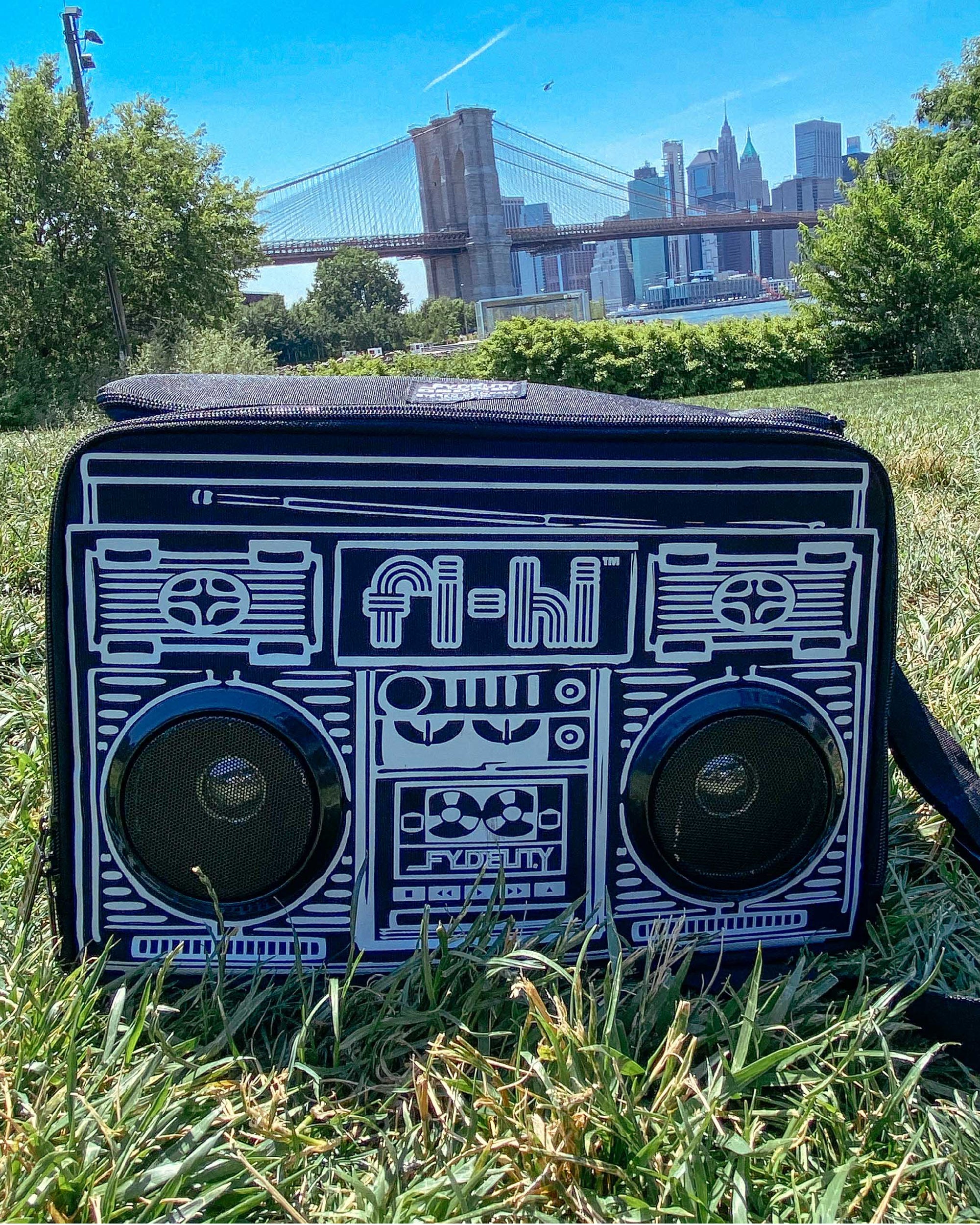 FI-HI Coolio Cooler: Le Boom Box BLACK – Fydelity
